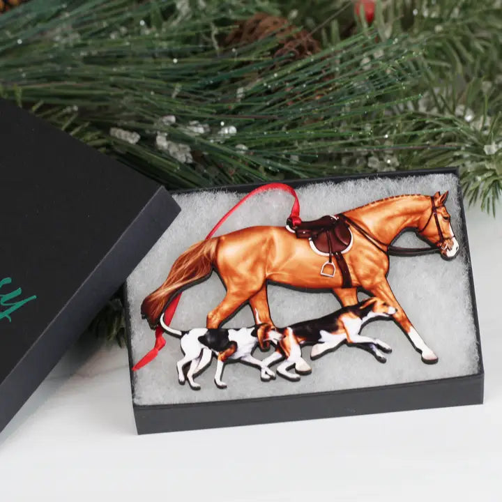 🧡 Chestnut Fox Hunter Ornament – Sweet Briar College | The Book Shop