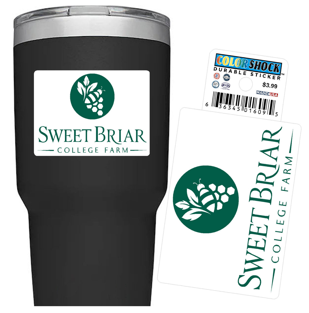 Durable Sticker - SBC Farm Logo 2 – Sweet Briar College | The Book Shop